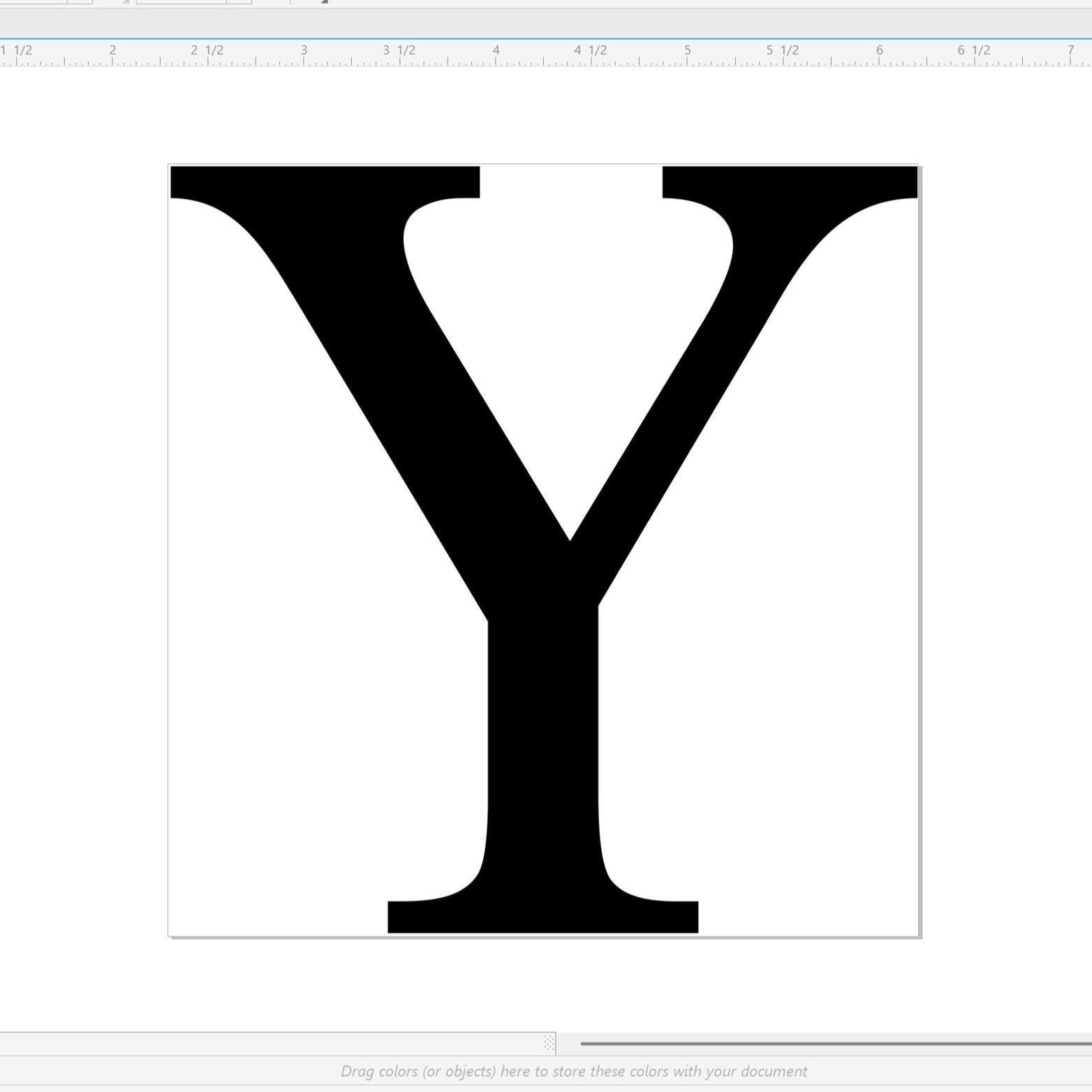 Upsilon Greek Letter SVG: Instant Download, Signage & Apparel - Etsy