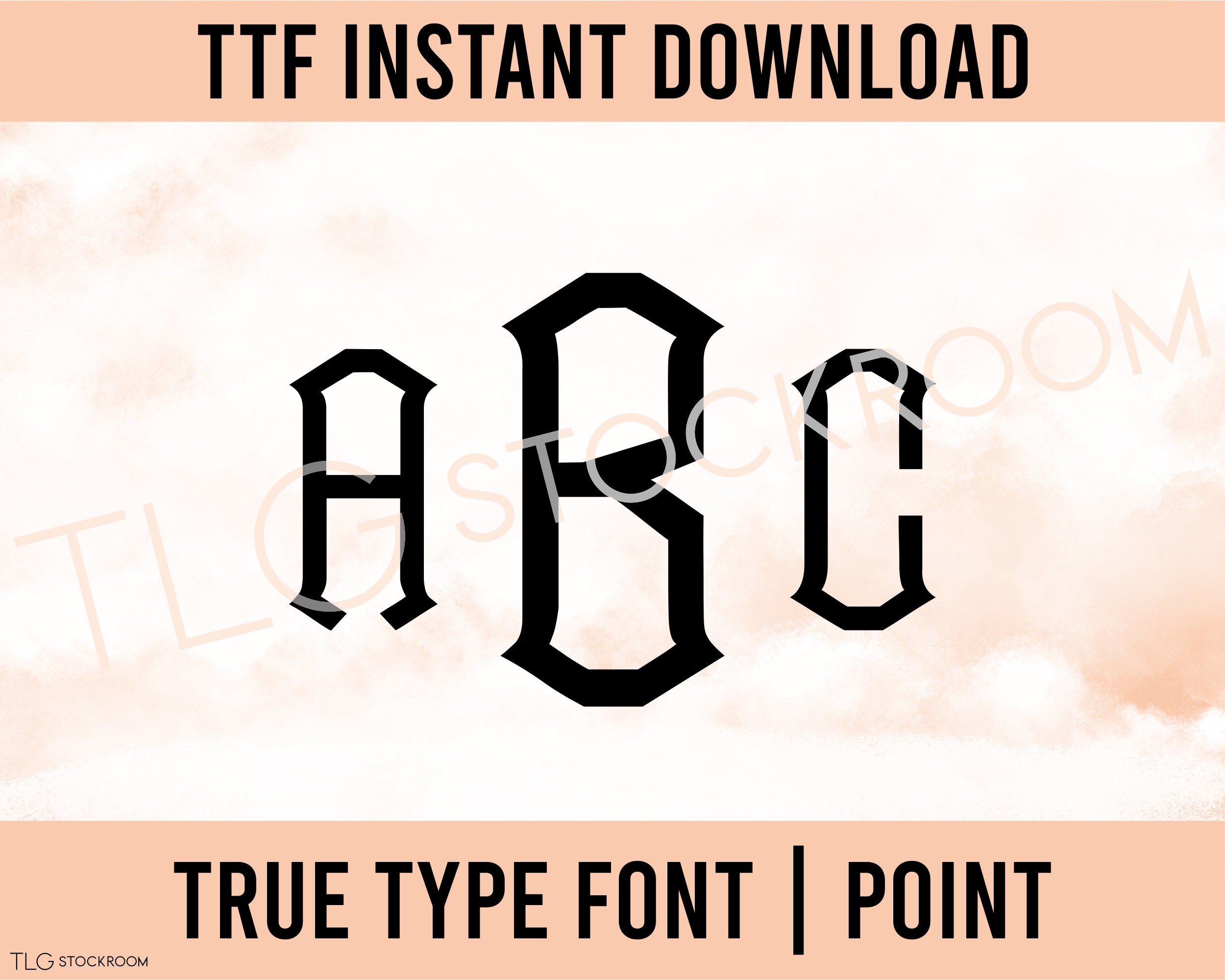 true-type-font-point-ttf-point-point-alphabet-uppercase-etsy