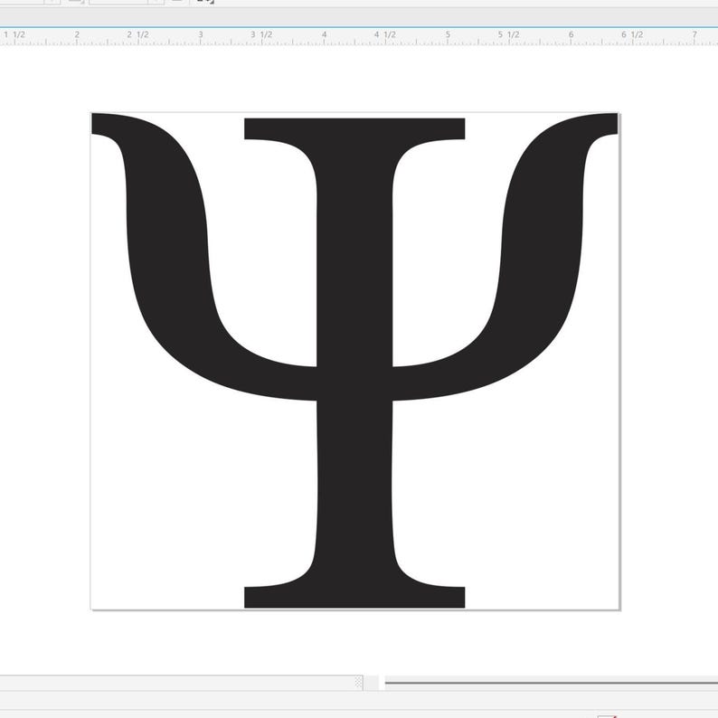 Psi Greek Letter Download: SVG, PNG Files (instant Download) - Etsy