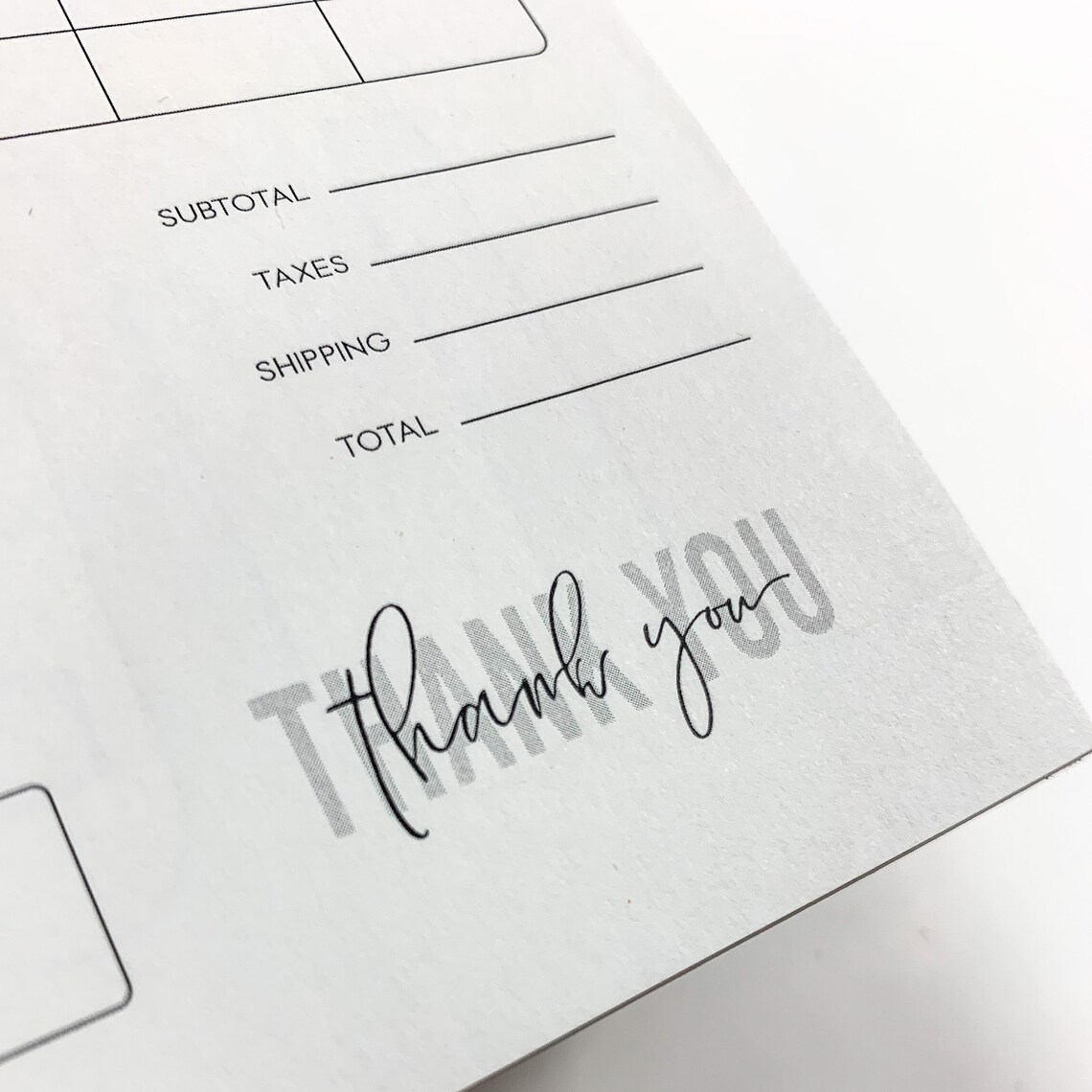 Receipt Book, Monogram Order Form Pad, Order Forms for Monogram Shops ...