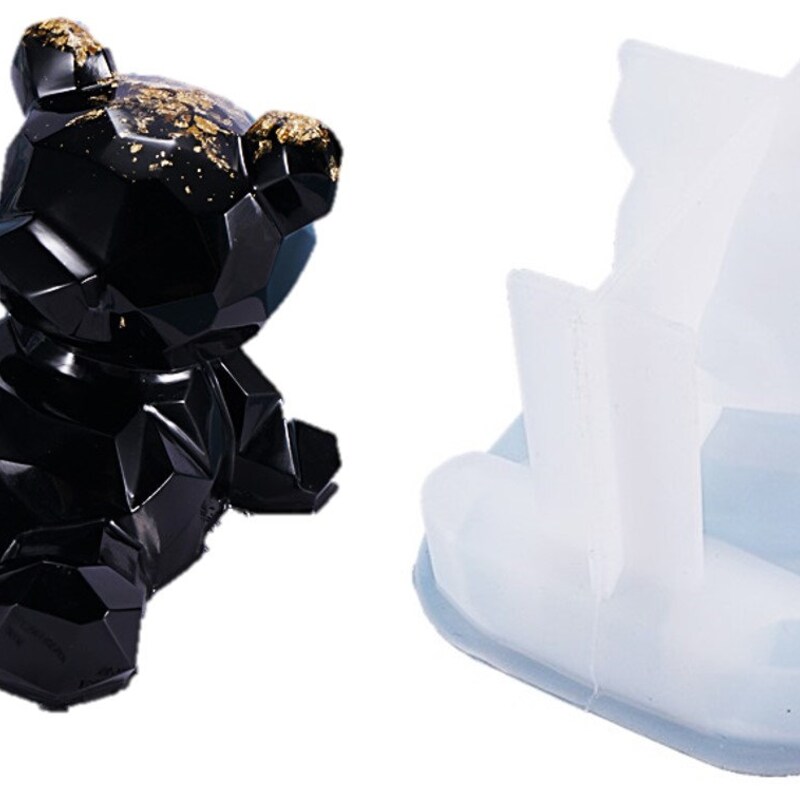 3d Bear Silicone Molds - Etsy