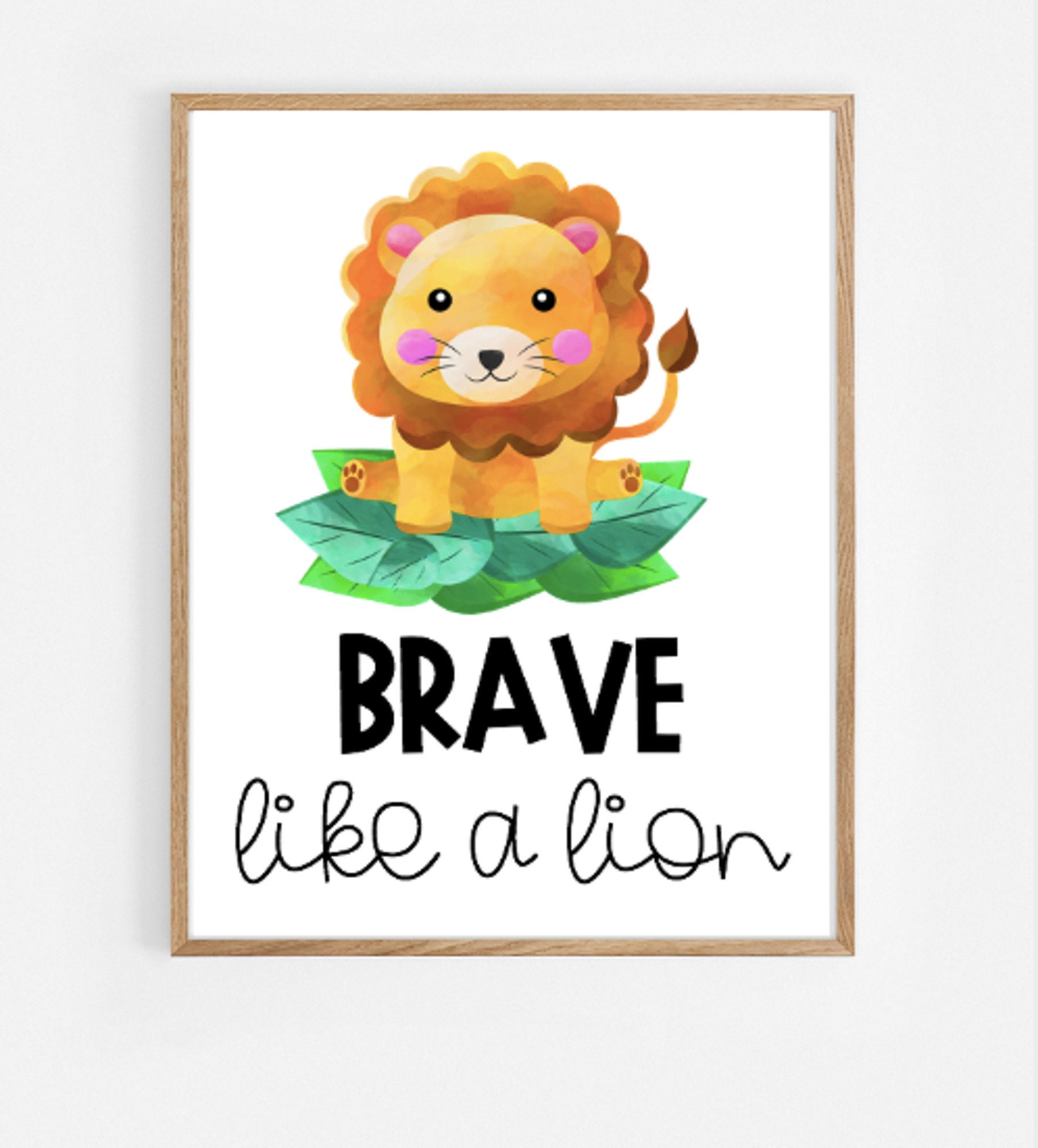 Jungle Animal Traits Digital Print - Etsy