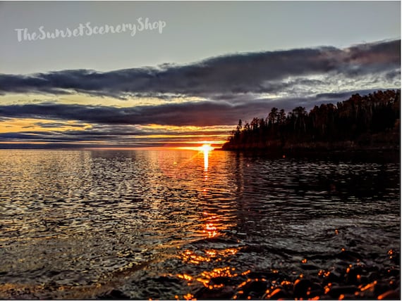 Minnesota Lakes Beautiful Sunrise