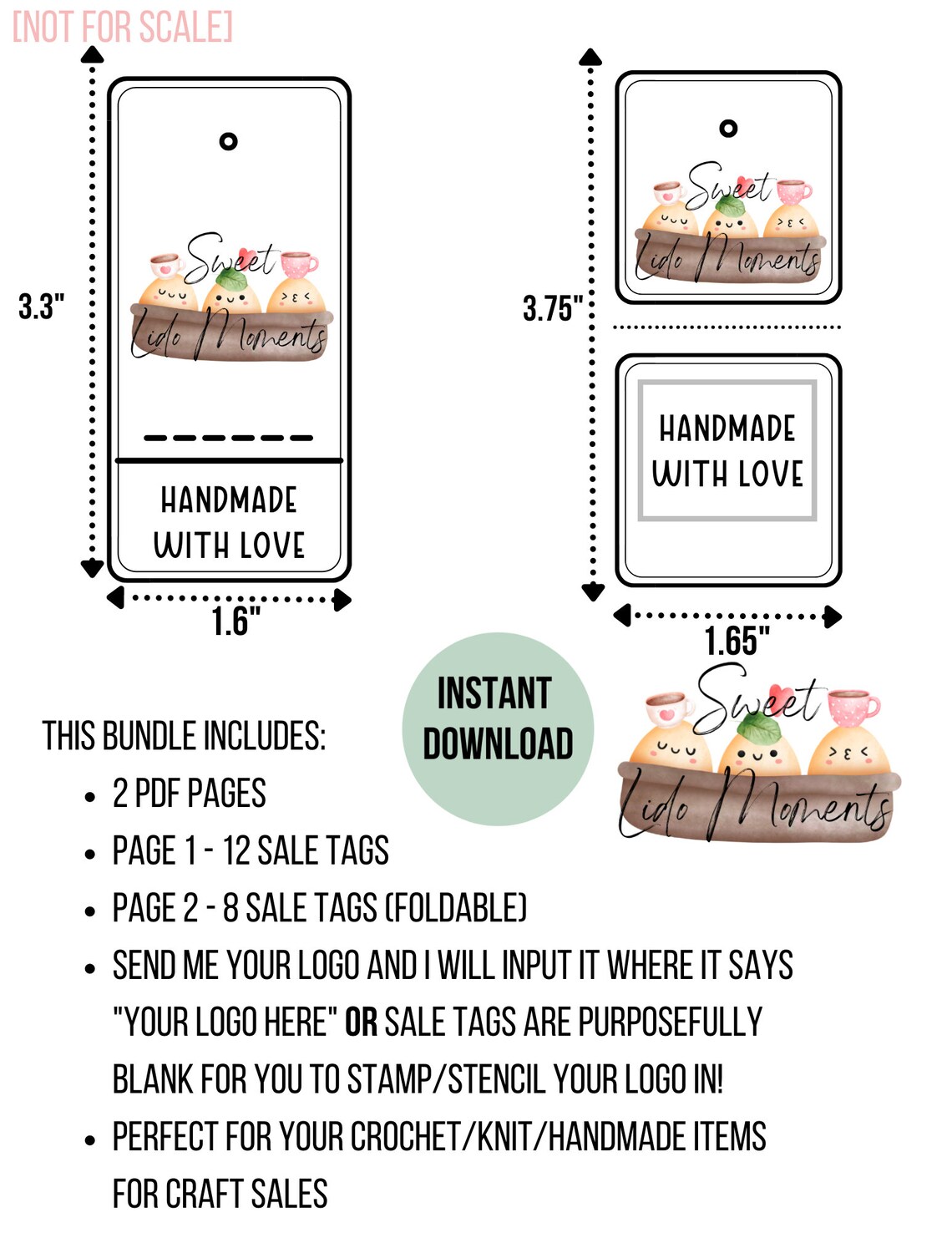 PRINTABLE Price Tags, 20 Count, Hang Tags, Sale Tags, Sale Tags ...