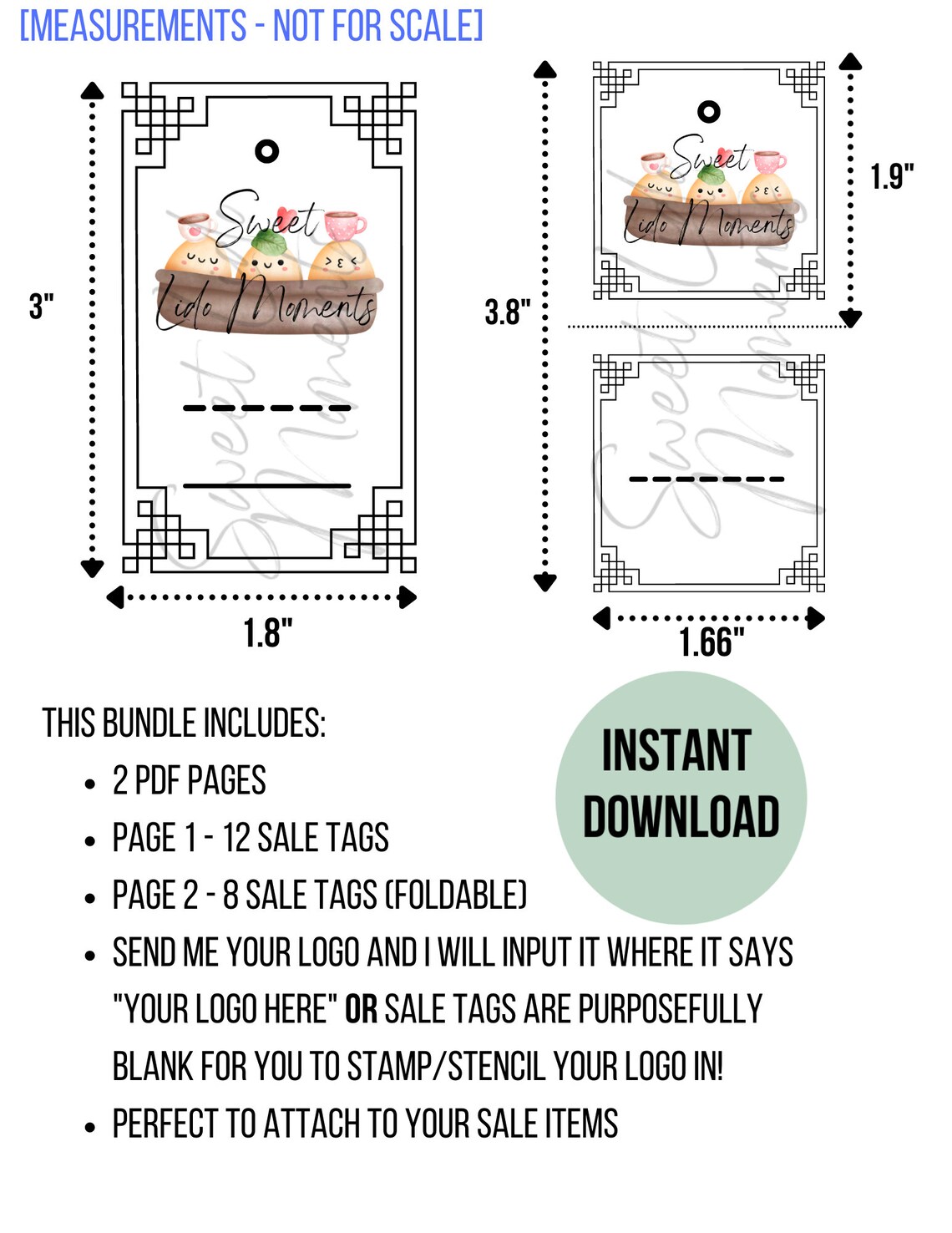 PRINTABLE Price Tags, 20 Count, Hang Tags, Sale Tags, Sale Tags ...