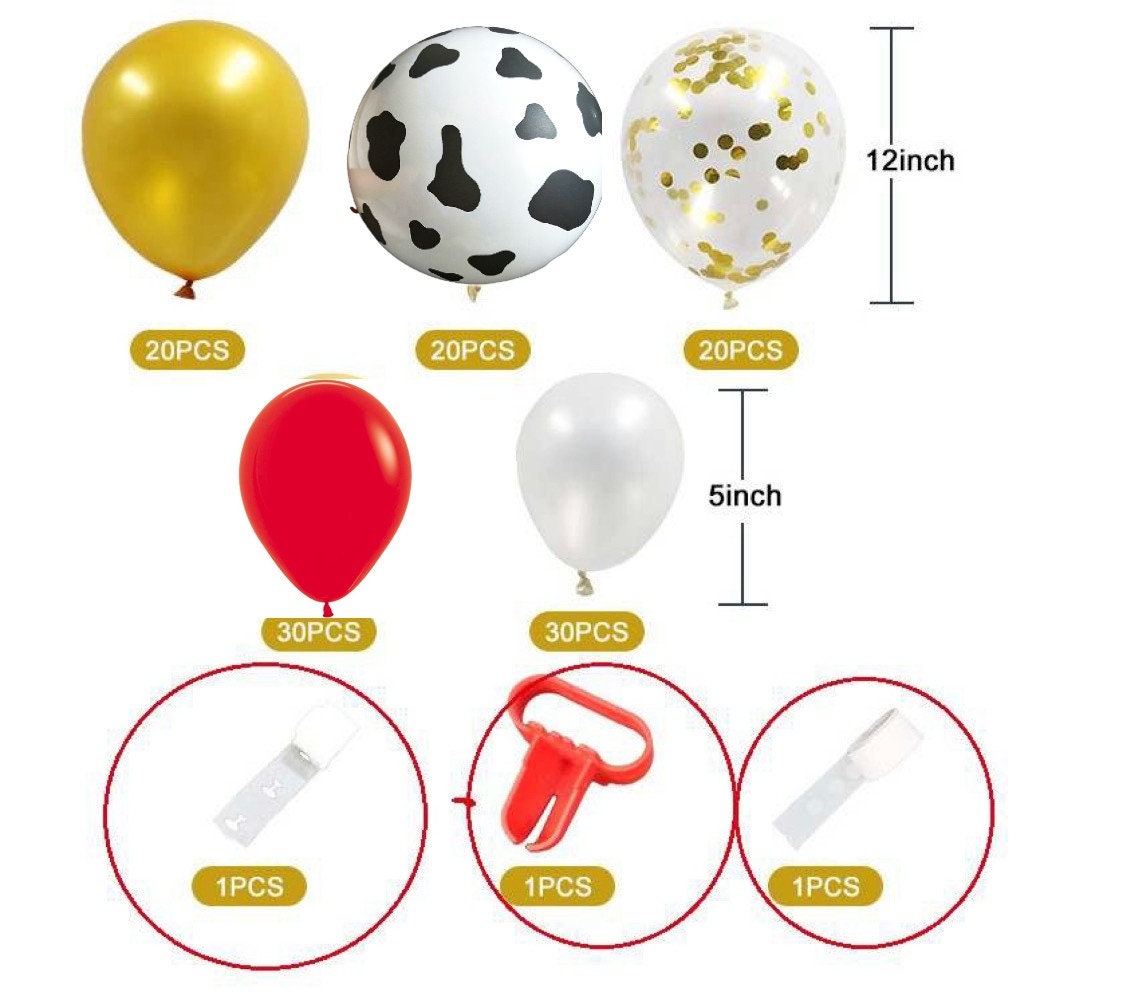 Cow Print Balloon Arch Kit-cow Theme Balloon Garland Kit - Etsy