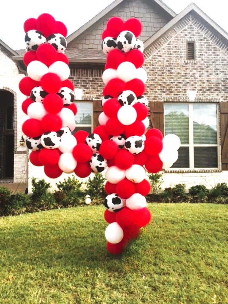 Cow Print Balloon Arch Kit-cow Theme Balloon Garland Kit Funny Cow ...