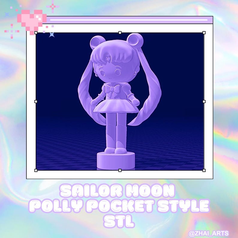 Sailor Moon Polly Pocket Style STL - Etsy