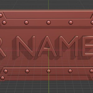 Diorama Name Plates (unpainted) - Etsy
