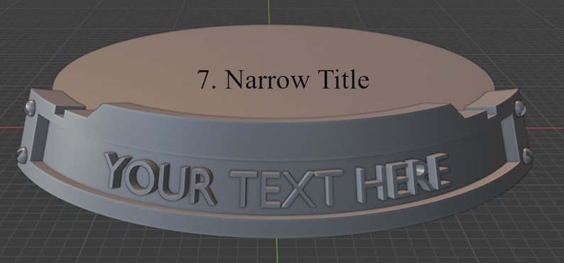 Miniature Name Plates (unpainted) - Etsy