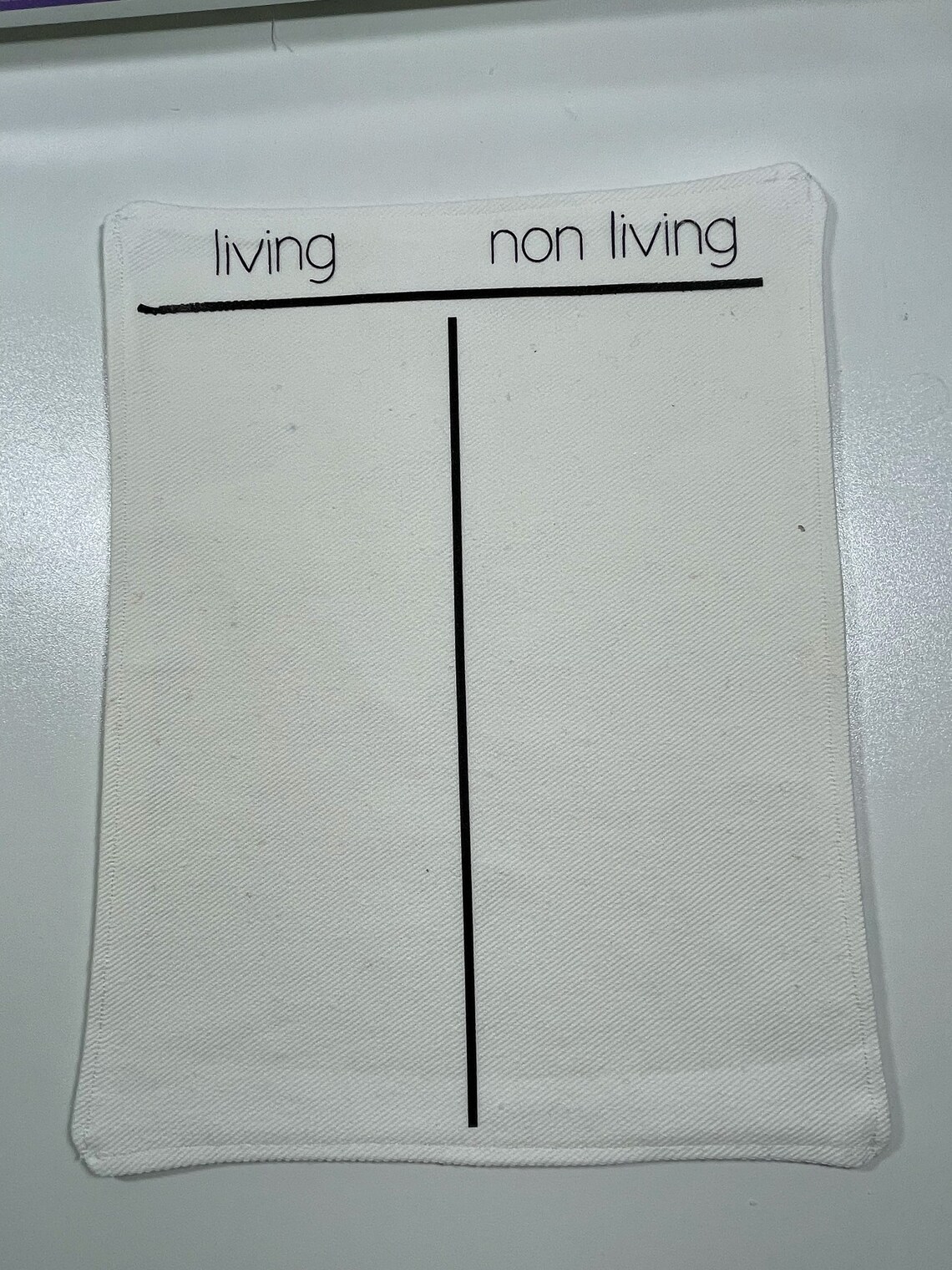 Montessori Living and Non-living Sorting Mat - Etsy