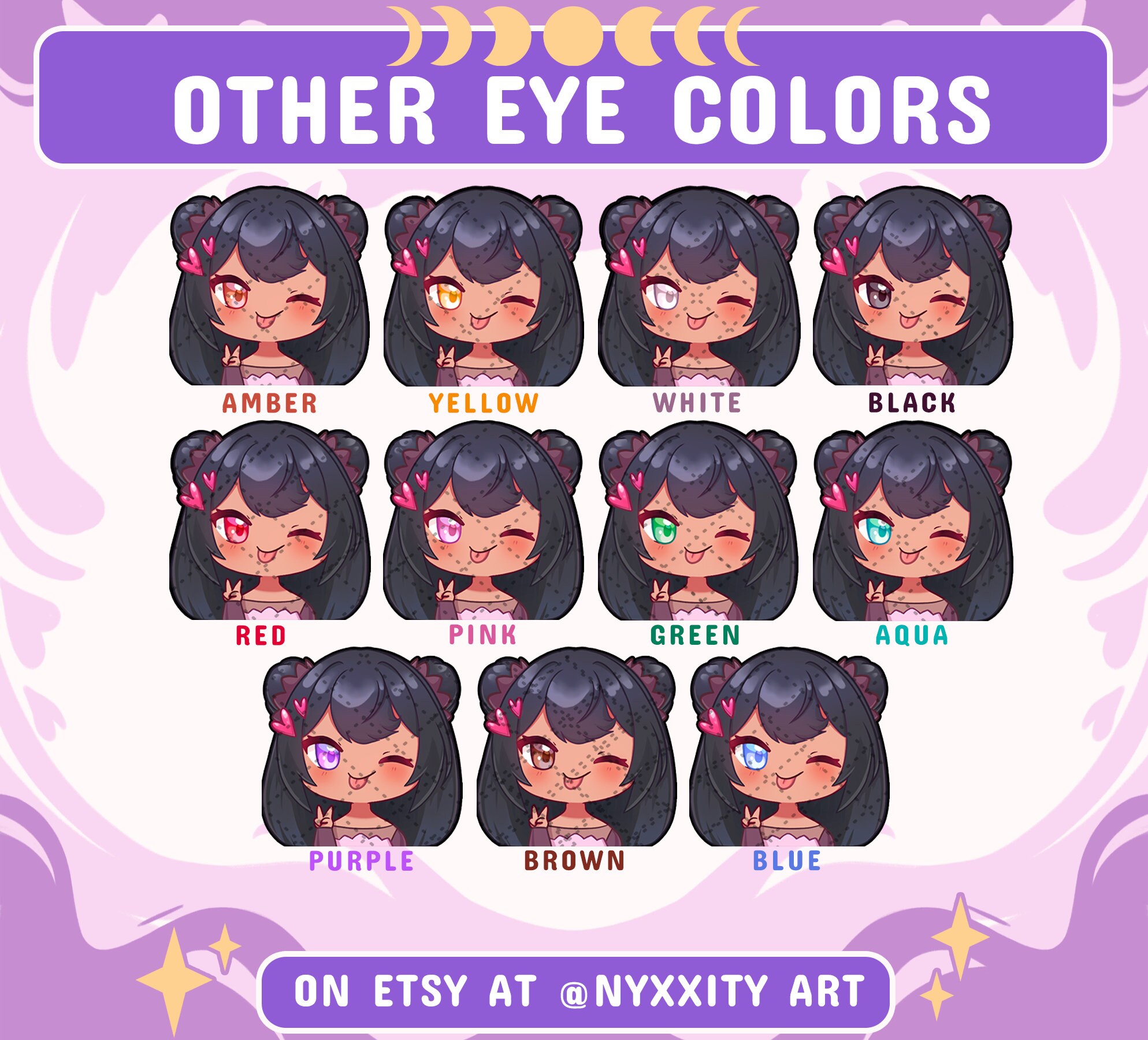 Twitch Emotes - Girl Emotes for Twitch, Cute Girl Twitch Emote Bundle ...