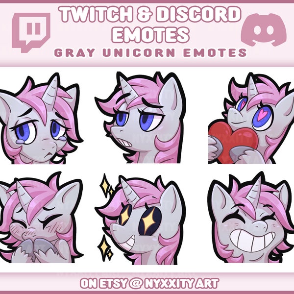 Pony Twitch Emotes - Etsy