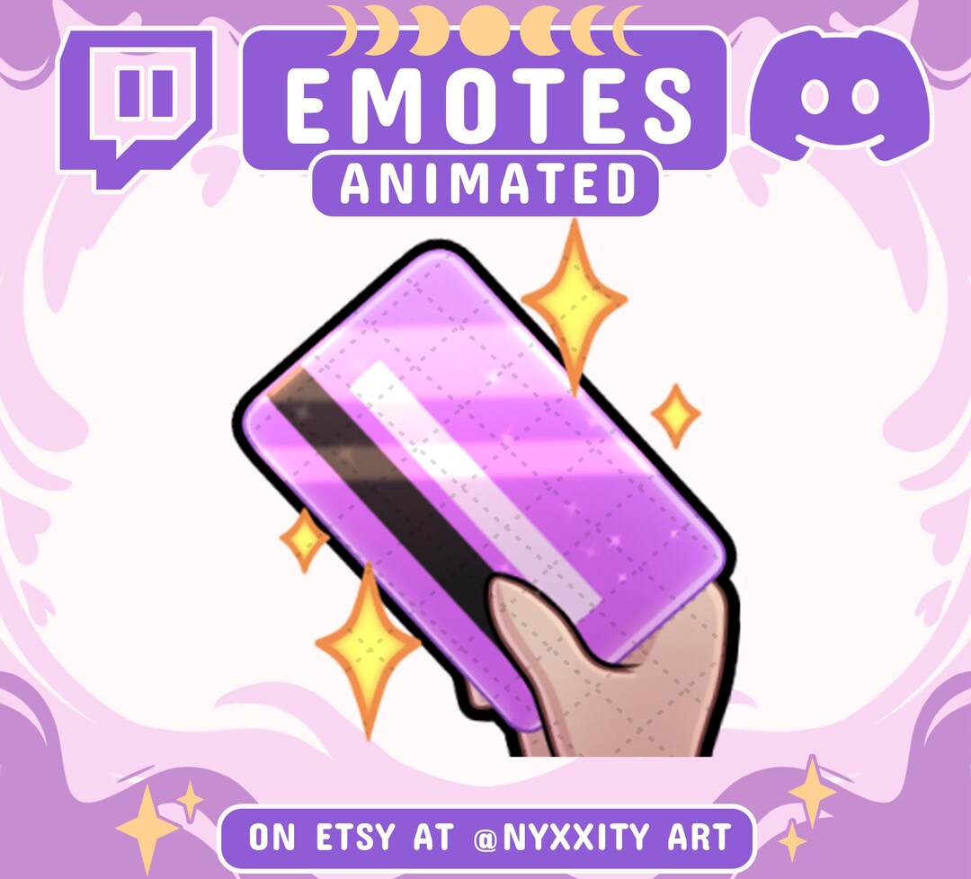 Animated Credit Card Meme Emote: Twitch/discord Stream (digital File ...