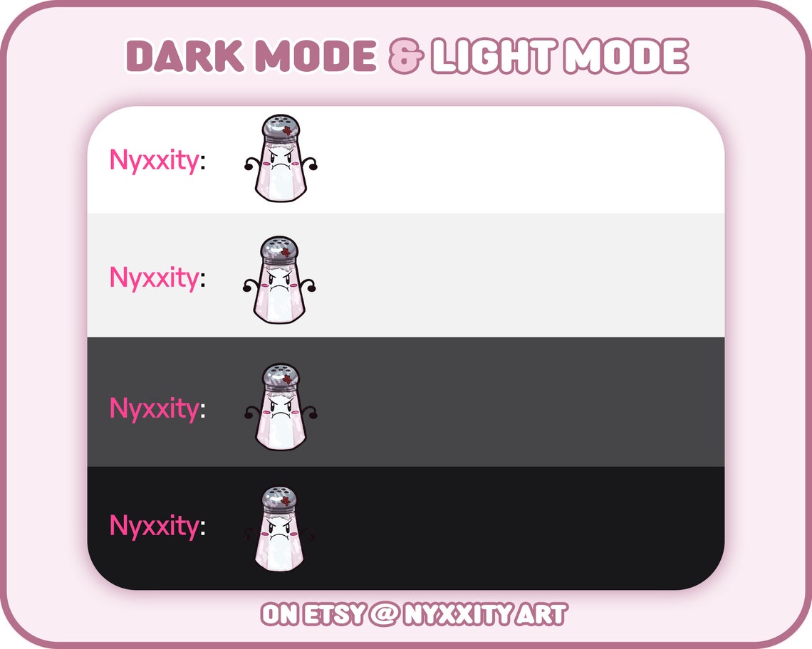 Angry Salt Twitch Emote Cute Emoji for Streamer Youtube and - Etsy