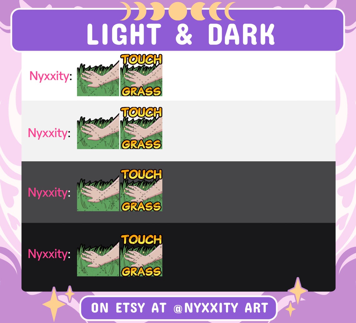 Animated Touch Grass Twitch Emote: Funny Meme (digital Download) - Etsy