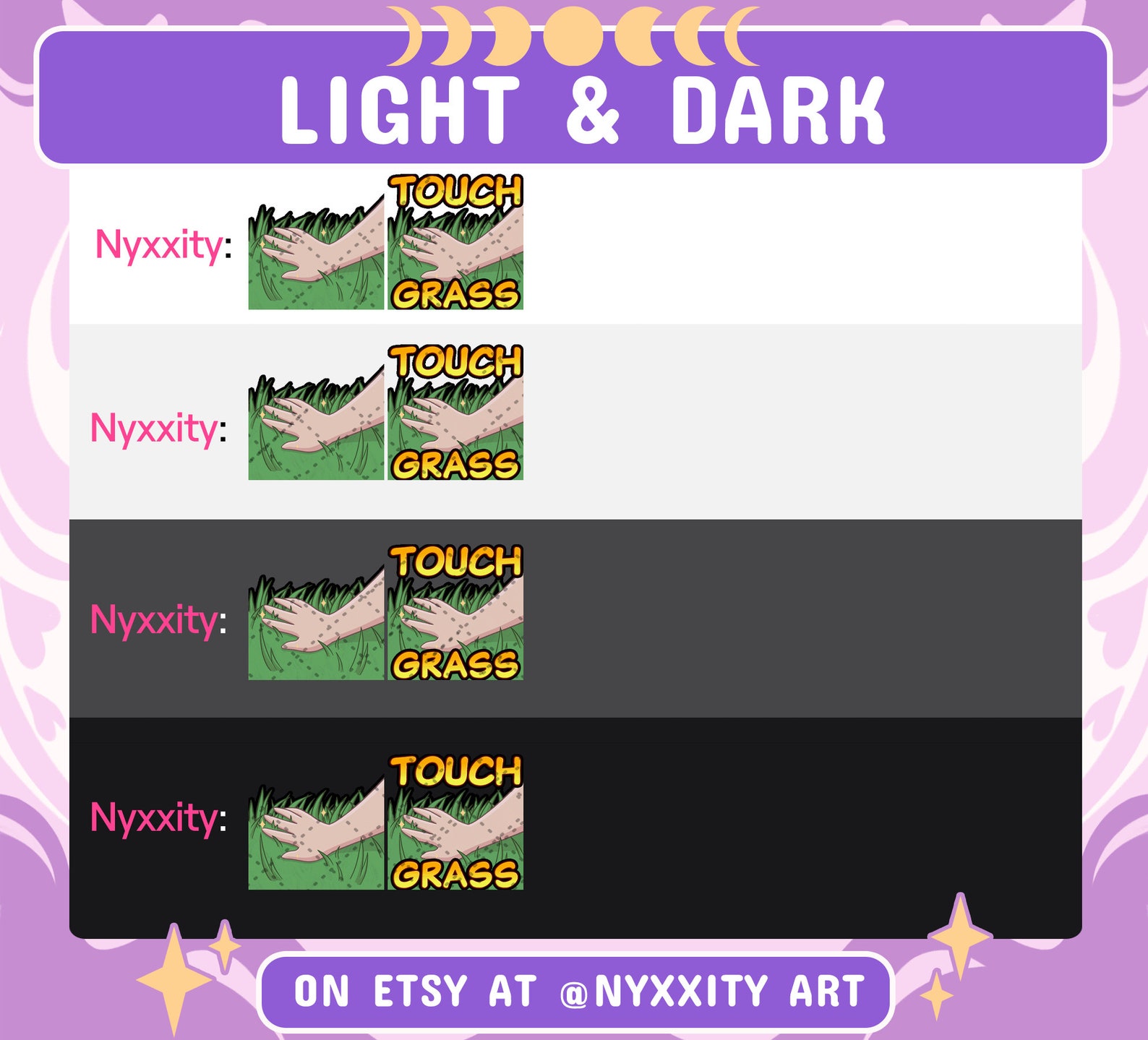 Animated Touch Grass Twitch Emote: Funny Meme (digital Download) - Etsy