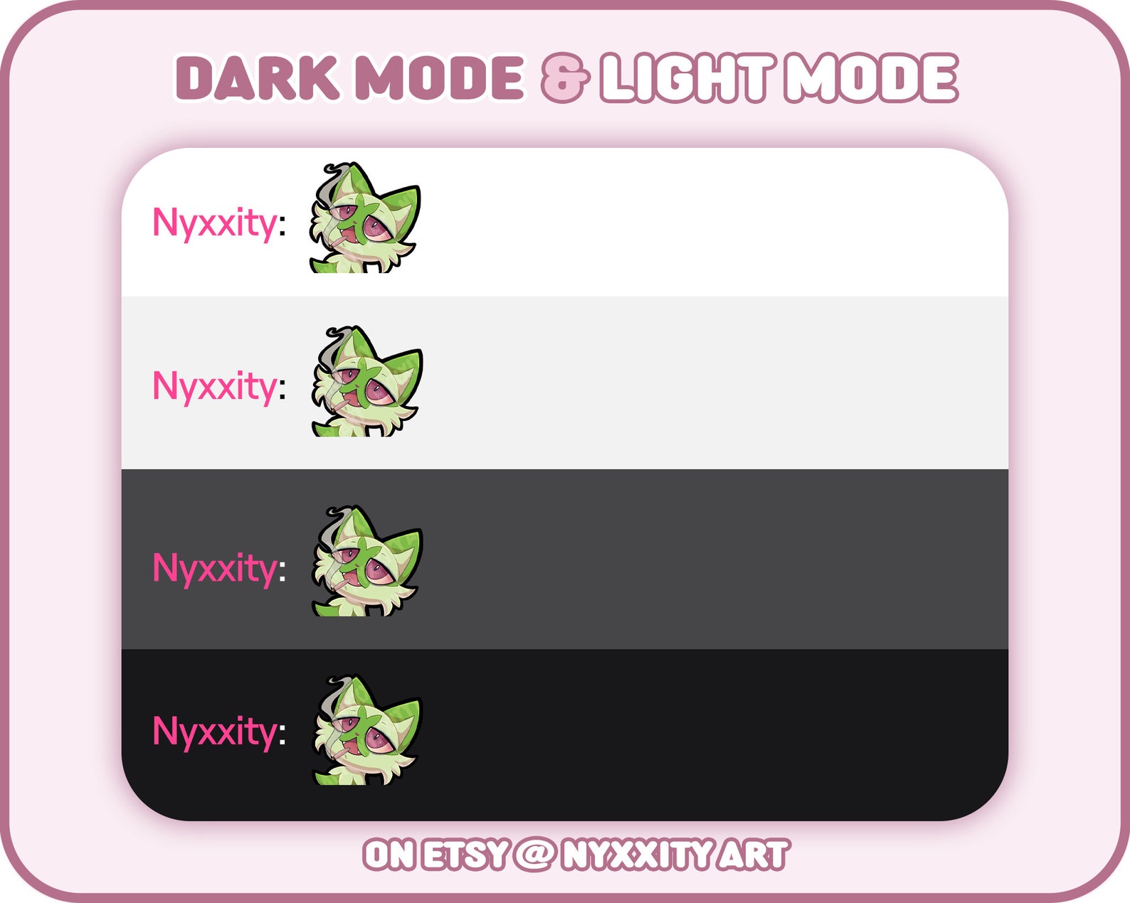 Sprigatito Weed Cat Twitch Emote Meme Kawaii Twitch Emote / - Etsy