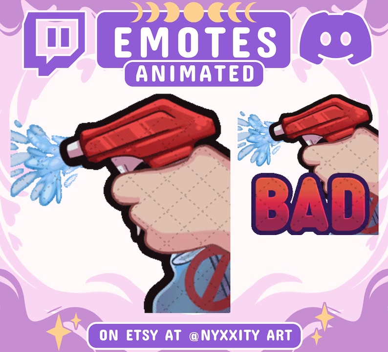 Animated Spray Bottle Twitch Emote: Meme Streamer Emotes (digital ...