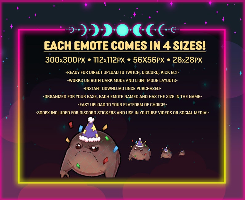 Angry Frogs Twitch and Discord Emotes Set 6 Cool Emojis for - Etsy