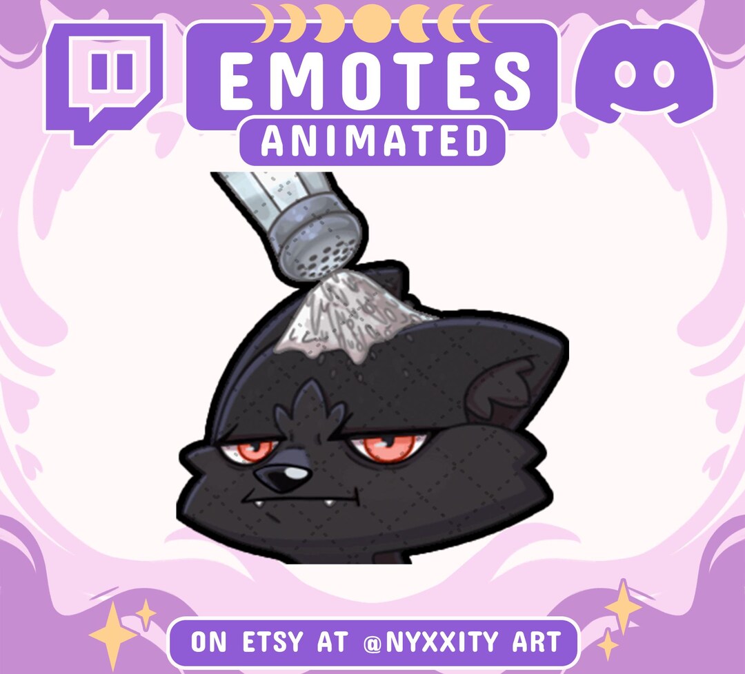 Animated Wolf Twitch Emotes: Custom Streamer Emojis (digital Download ...