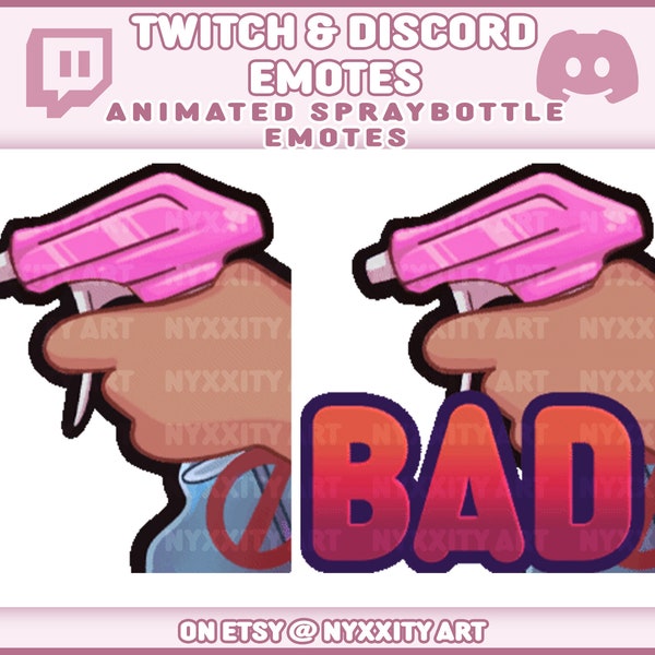 Spray Bottle Emote - Etsy