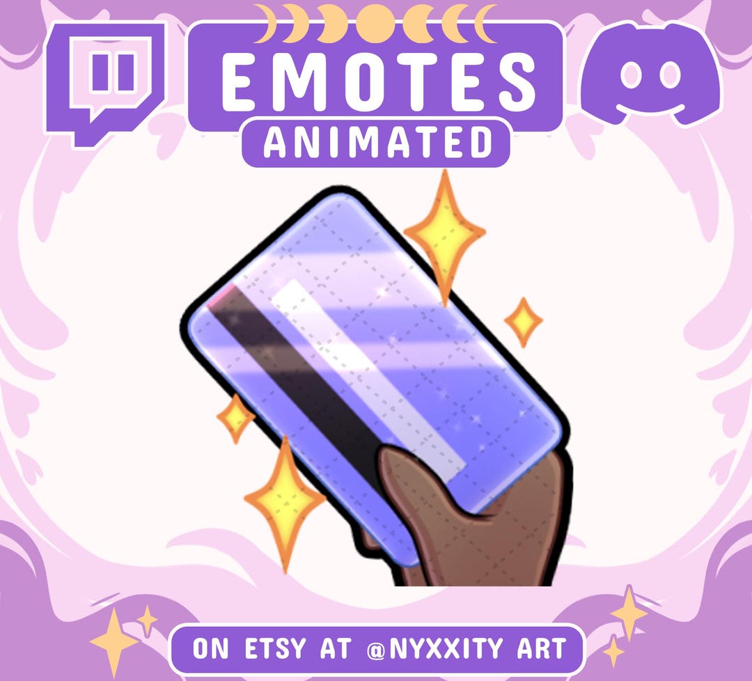 Animated Credit Card Meme Emote: Twitch & Discord (digital Download) - Etsy