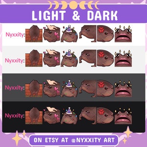 Angry Frogs Twitch and Discord Emotes Set | 6 Cool Emojis for Streamers ...