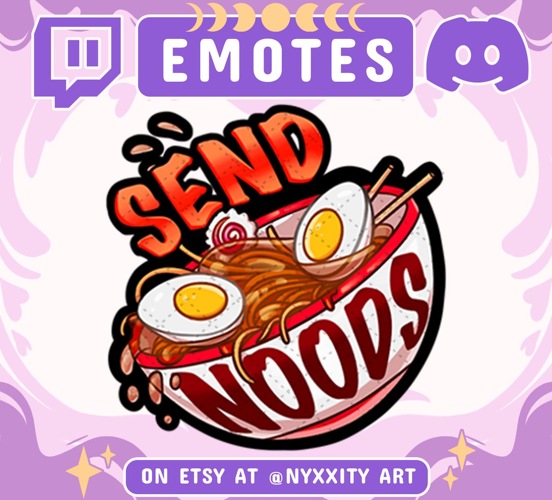 Send Noods Ramen Emote: Funny Meme for Twitch, Youtube, Discord (digital Download) - Etsy