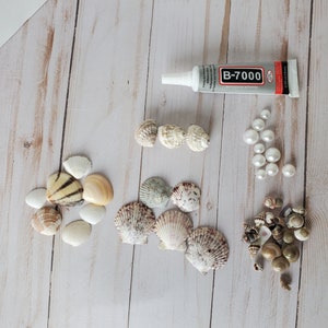 Seashell Frame Kit for Kids Summer Family Activity Beach DIY Rainy Day ...