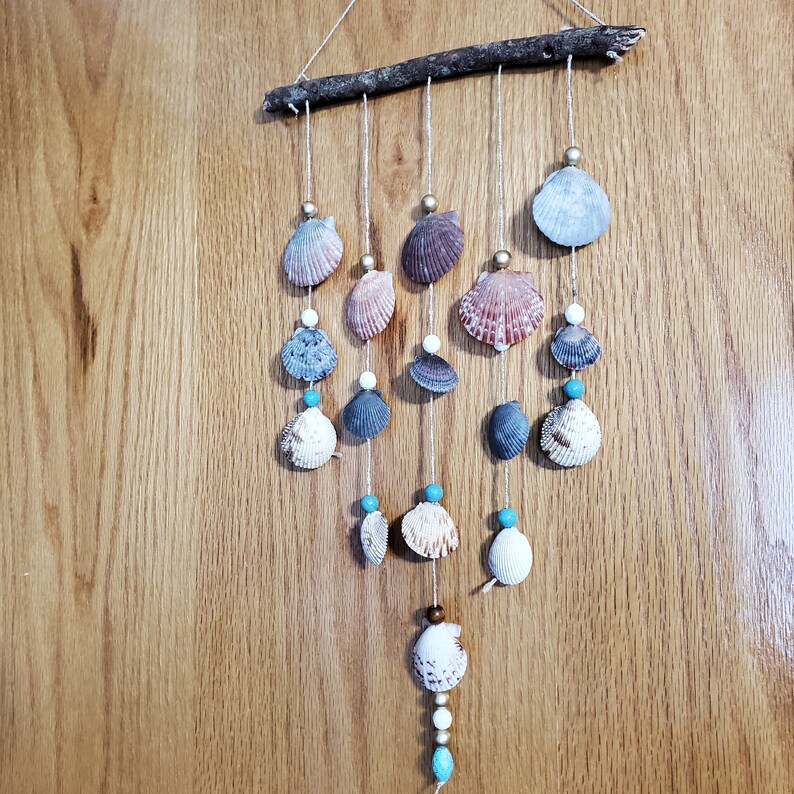 Pink Beach Décor Seashell Art Beach Theme Gift Seashell Wind - Etsy