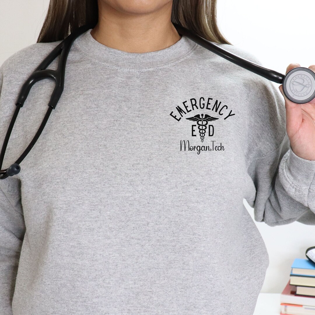 Emergency Department Sweatshirt, Emergency Room Tech Gift, ER Tech ...