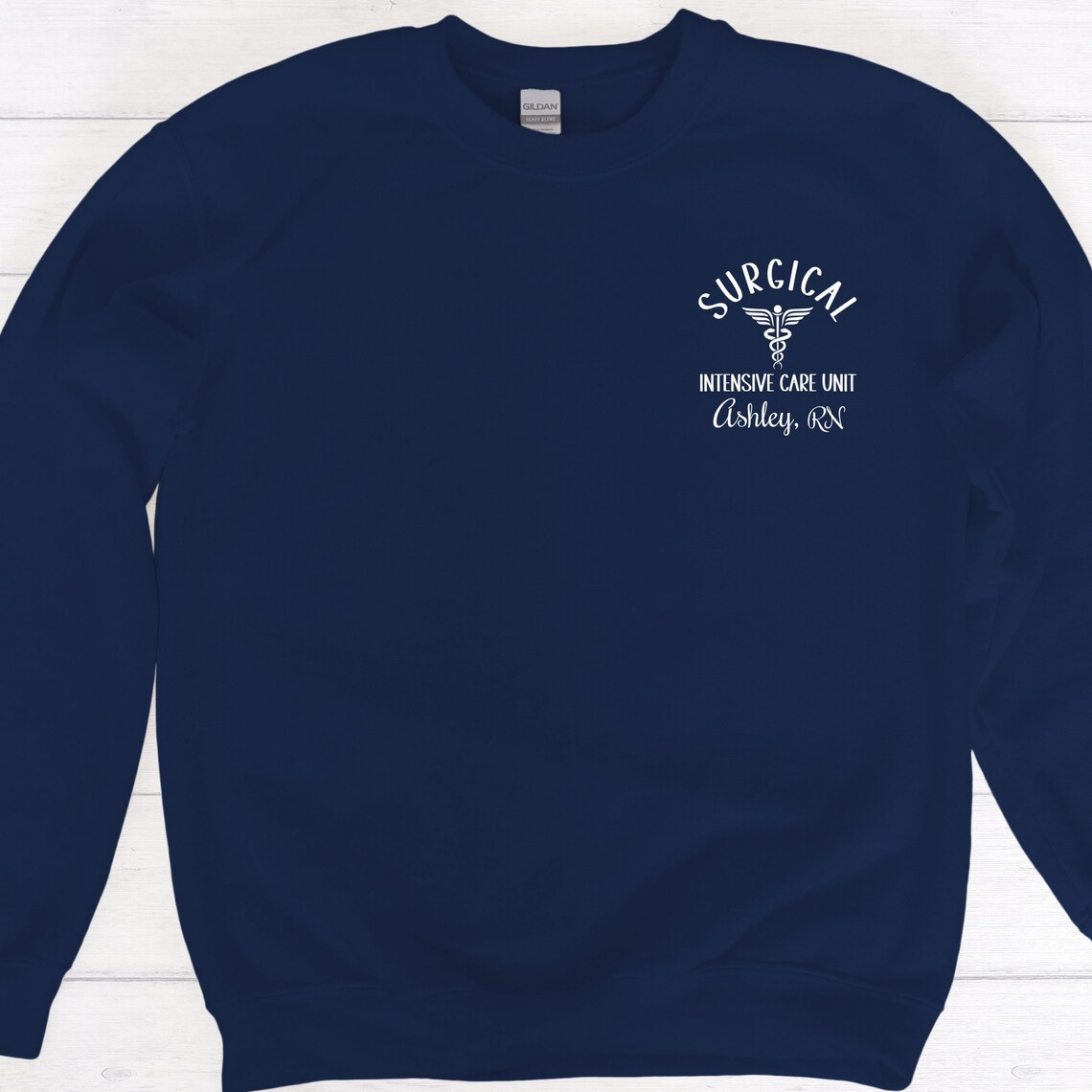 Personalized SICU Nurse Sweatshirt, Custom SICU Nurse Shirt, ICU Nurse ...