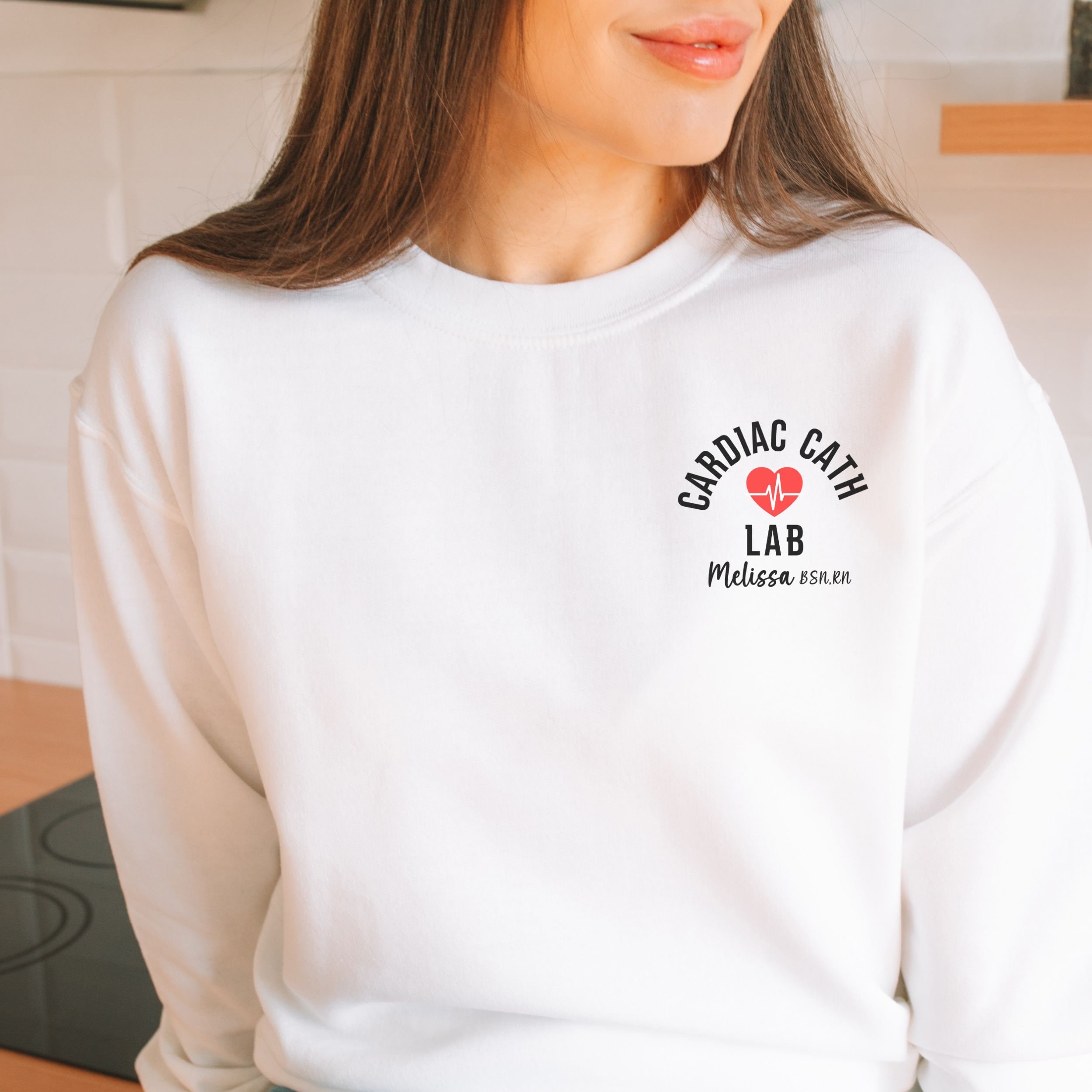 Personalized Cath Lab Shirt, Cath Lab Nurse Sweatshirt, Cath Lab Gift ...