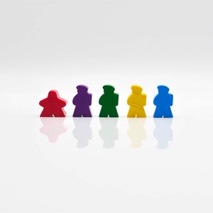 Sailor / Tourist / Captain / Paratrooper 12x20mm [7 Colors] Wooden ...