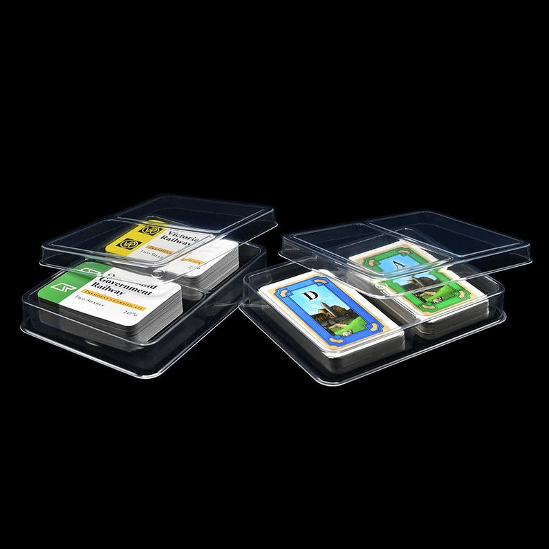 Board Game Card/token Box: Mini Euro Size Double - Etsy