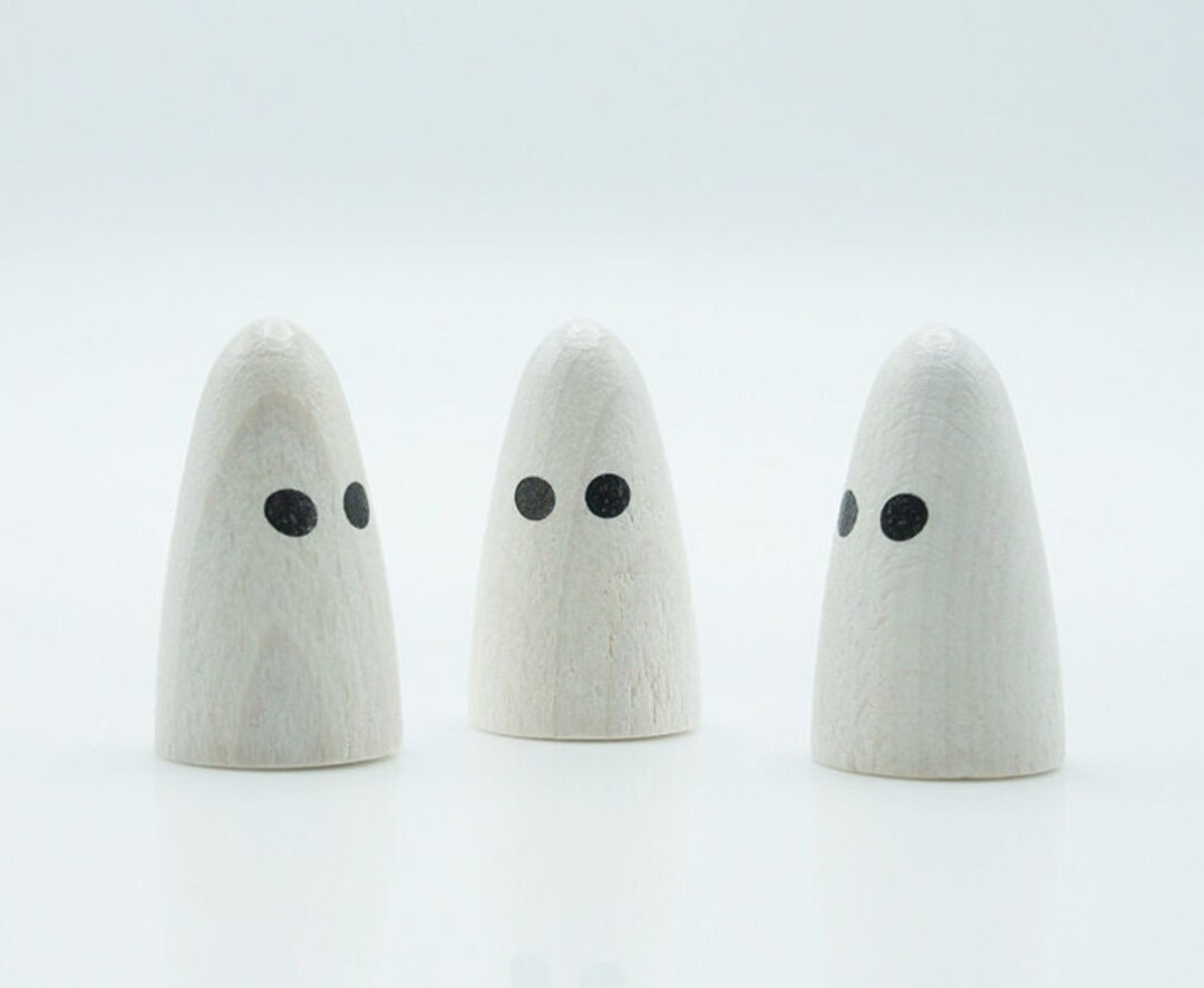 Ghost 15x26mm Wooden Token to Board Games - Etsy
