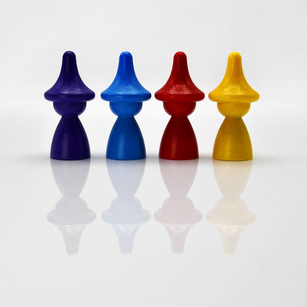 Tall-hat Pawn 50x20x24mm [2 Colors] Wooden Token to Board Games - Etsy