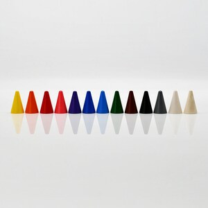 Cone / Pylon 15x25mm 19 Colors Wooden Token 63/64 Inch - Etsy