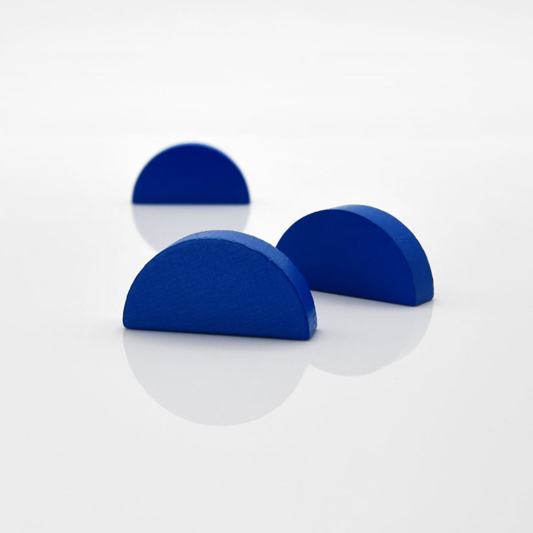 SEMICIRCLE 35x18x9mm Wooden Token to Board Games/pnp - Etsy