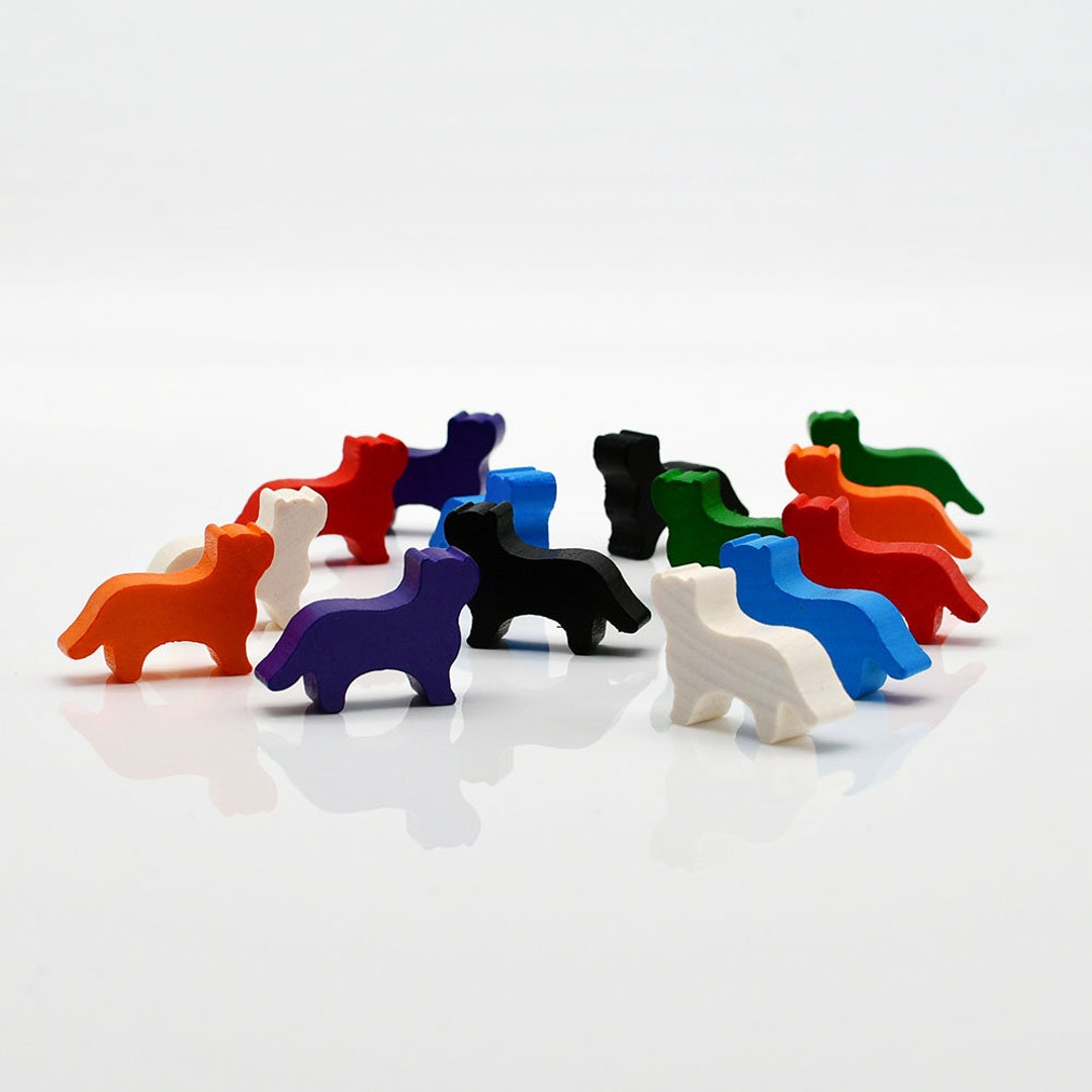 Cat 29x20mm 2 Colors Only Wooden Token to Board Games/pnp - Etsy