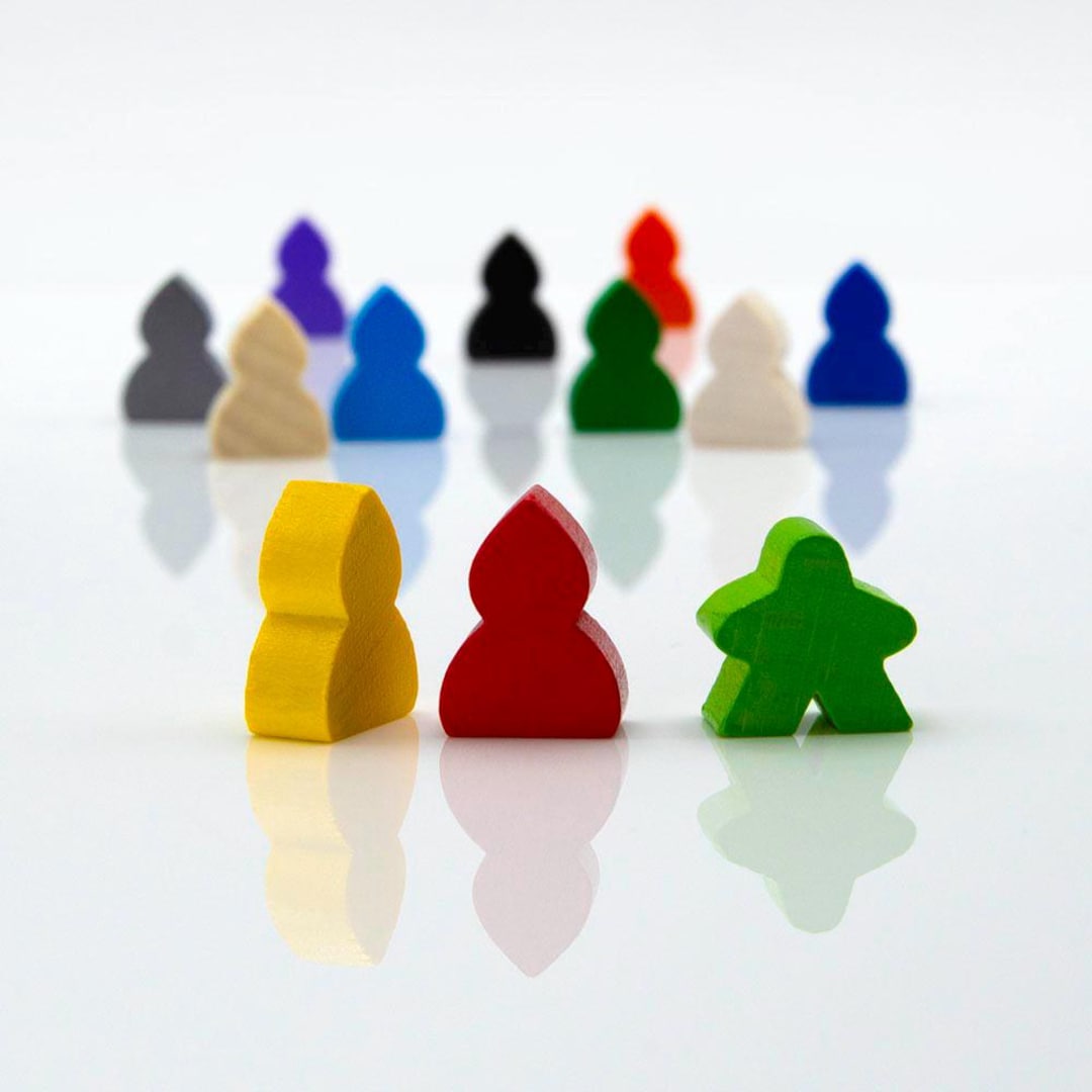 Meeple-robber 15x20mm [11 Colors] Wooden Token to Board Games - Etsy