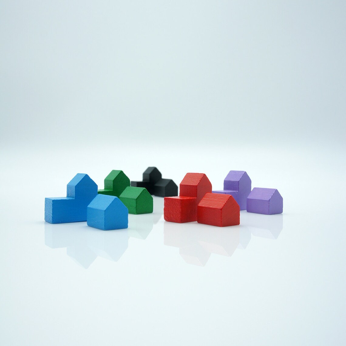 Wooden SETTLEMENT/HOUSE Token 24 Colors Options Catan/board - Etsy