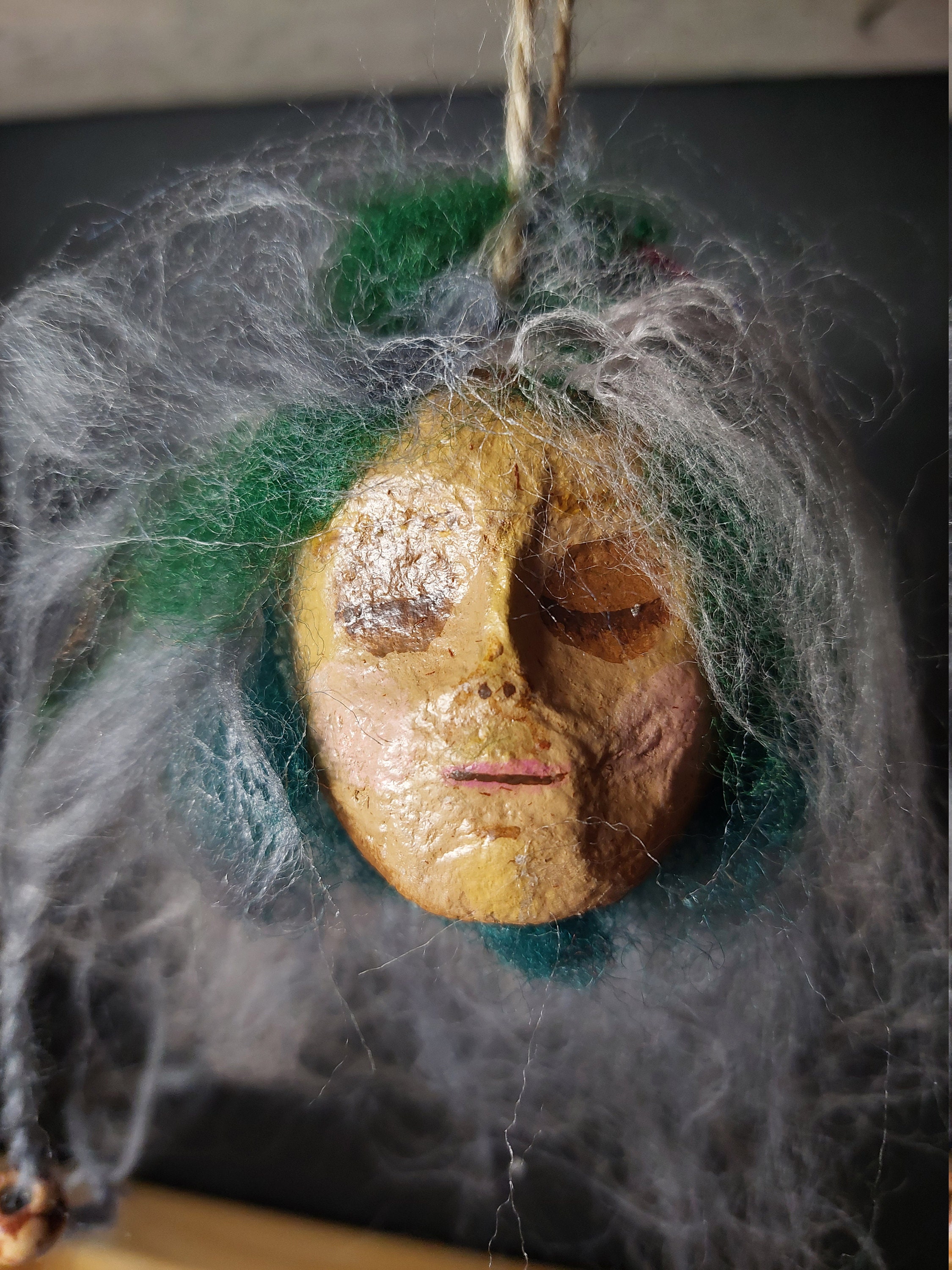 Fabric Hag Stone Amulet/Tailsman. Voodoo/Poppet Doll Craft Supplies ...