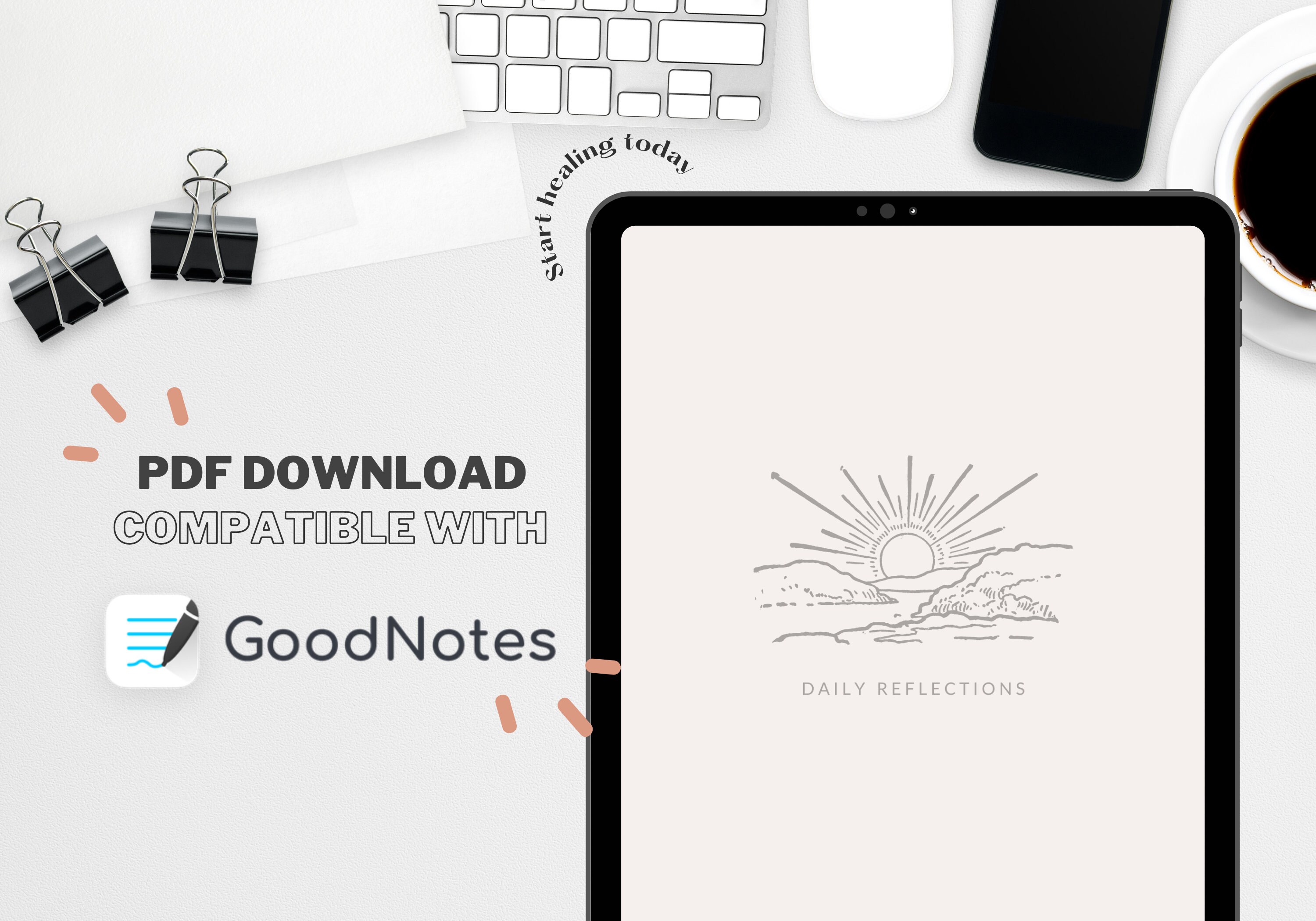 30 Day Reflection Journal Start Healing Today - Etsy