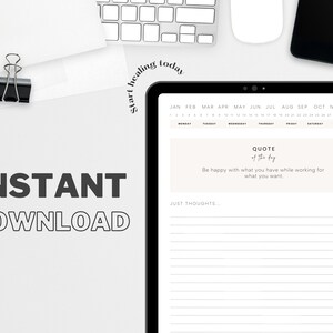 30 Day Reflection Journal | Start Healing Today! - Etsy