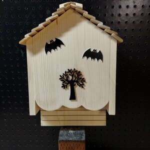 Bat House of Pine and Cedar - Bat Box - Bat Cave- Bat Conservation- Bat ...