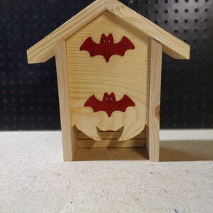Hand Made All Pine Bat House - Bat Haven - Single Chamber - Easily Hung ...