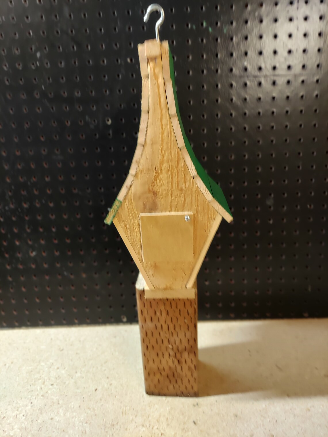 Whimsical Cedar & Lath Hanging Birdhouse - Easy Clean Out - All Our ...