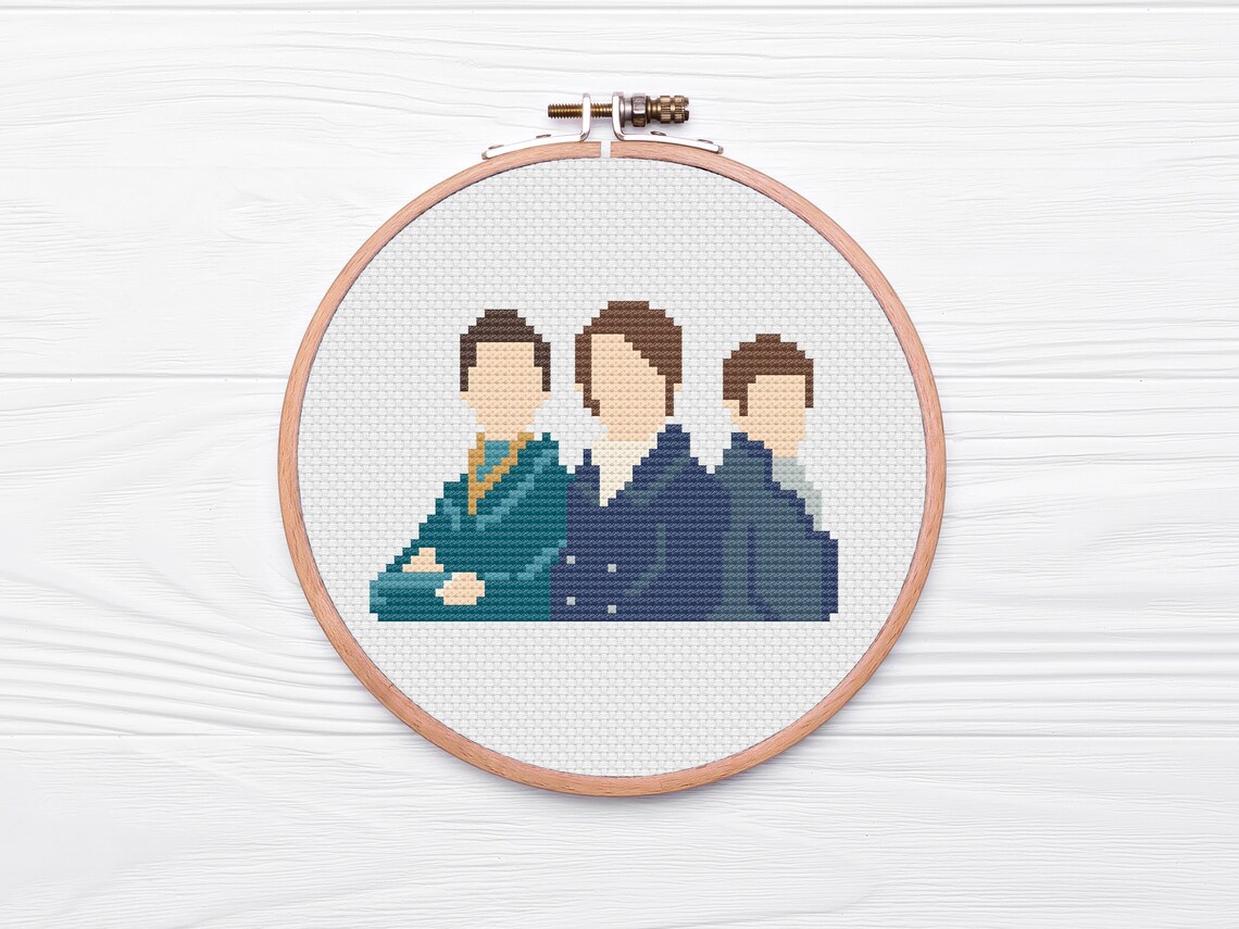 Bridgerton Brothers Cross Stitch Pattern Anthony Benedict - Etsy